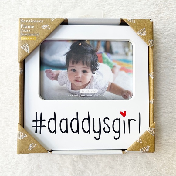 Kate & Milo | Accents | 42 Kate Milo Daddysgirl 4 X 6 Picture Frame ...